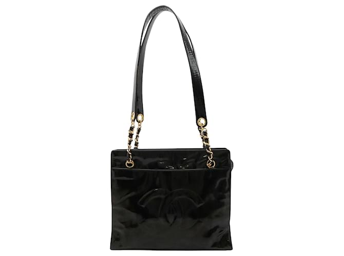 Chanel Logo CC Black Leather ref.1620443 - Joli Closet