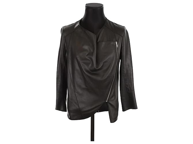 Bash Leather jacket Black ref.1621235 - Joli Closet