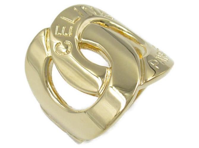 Céline Celine Double Circle Ring in 18K Yellow Gold Golden ref.1621732 - Joli Closet
