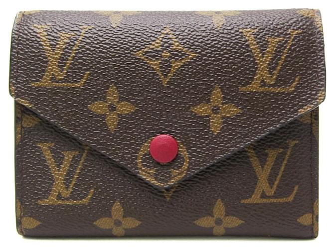 Louis Vuitton Monogram Victorine Wallet Fuschia Patent leather ref ...