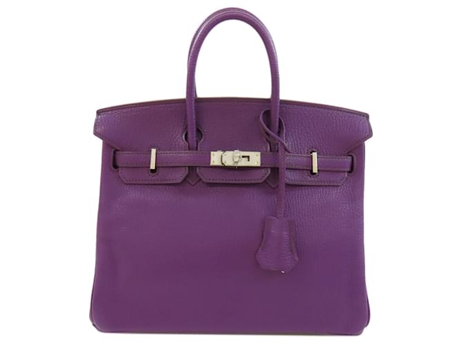 Hermès Birkin 25 Purple Leather ref.JC1635491 (Sold) - Joli Closet