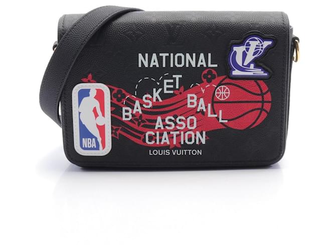 Louis Vuitton x NBA Studio Shoulder Bag Black Multiple colors Leather ...