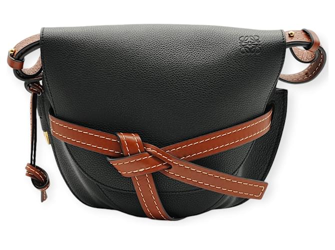 Loewe Black Gate Crossbody Bag Leather ref.1638691 - Joli Closet