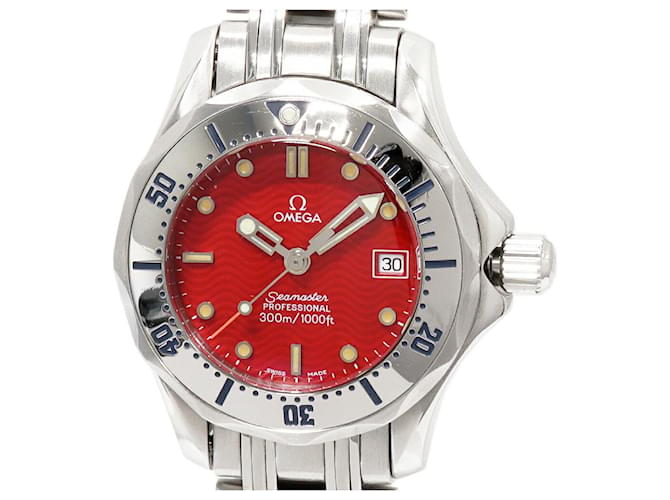 Omega Red Dial Seamaster 300m Professional Watch 2582.61 Metal ref ...