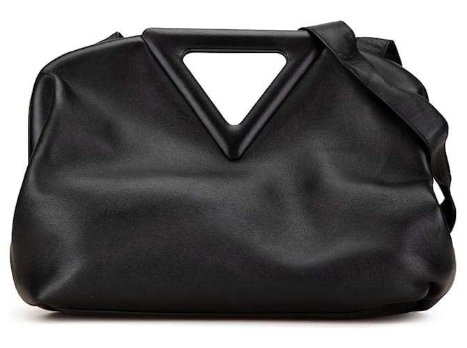Black Bottega Veneta Medium Leather Point Bag Satchel ref.1664466 ...