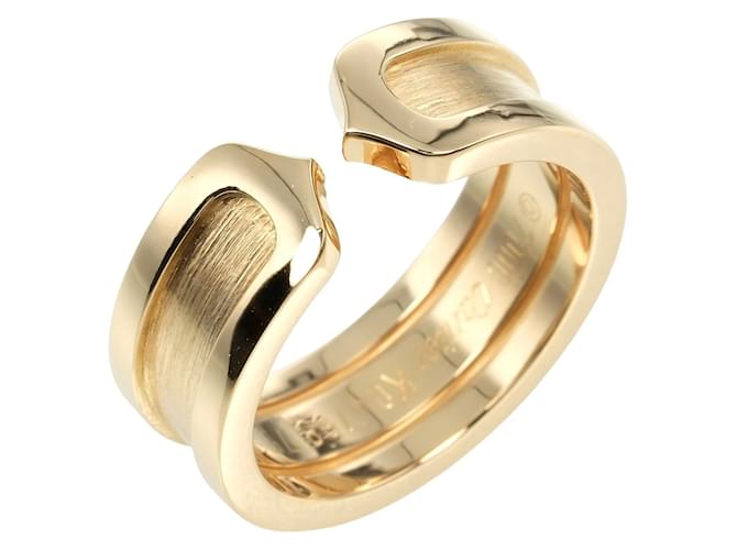 Cartier 2C Yellow Gold Band Ring Golden ref.1666502 - Joli Closet