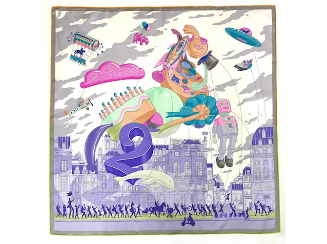 Hermès Hermes Carre 90 Parade Silk Scarf Multiple colors ref.1673740 ...