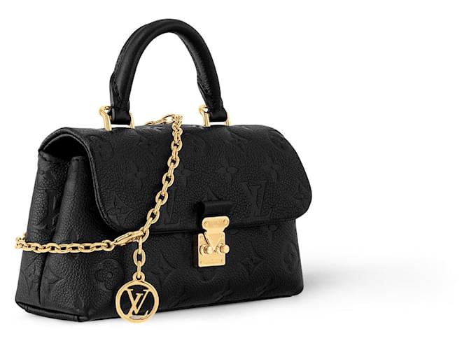 Louis Vuitton LV Nano Madeleine handbag new Black Leather ref.1677172 ...