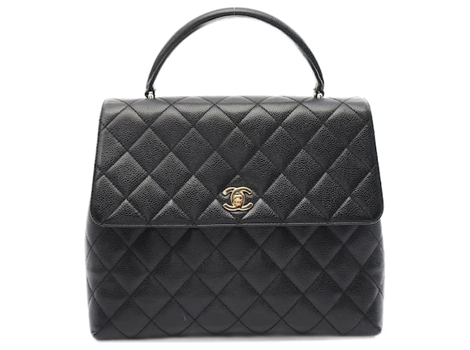 Chanel Matelasse Handbag in Black Caviar Leather ref.1708380 - Joli Closet