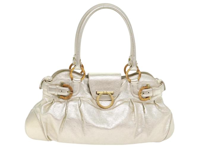 Salvatore Ferragamo Marisa Golden Leather ref.1709004 - Joli Closet