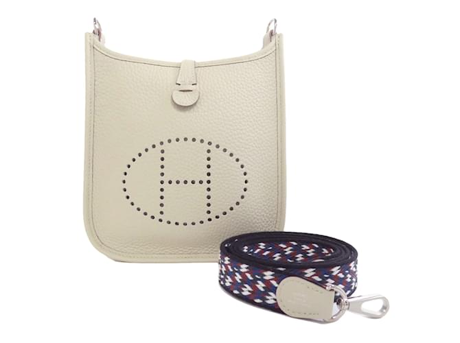 Hermès Hermes Evelyn TPM Amazon Shoulder Bag Cream Leather ref.1709274 ...