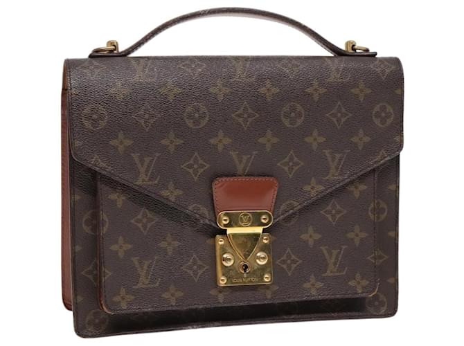 LOUIS VUITTON Monogram Monceau 28 Sac à main 2way M51185 LV Auth 91965 ...