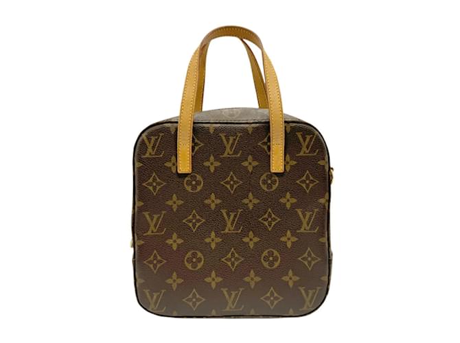Louis Vuitton Monogram Spontini Shoulder Bag Brown Patent leather ref ...