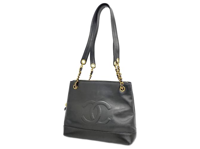 Chanel Black Lambskin Shoulder Bag Leather ref.1717503 - Joli Closet