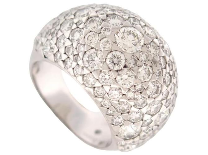NINE DE BEERS ICE ON FIRE RING T53 IN WHITE GOLD AND DIAMOND 6.57 CT ...