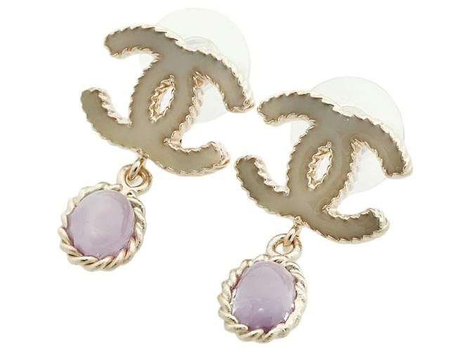 Chanel Coco Mark Purple Metal ref.1722005 - Joli Closet