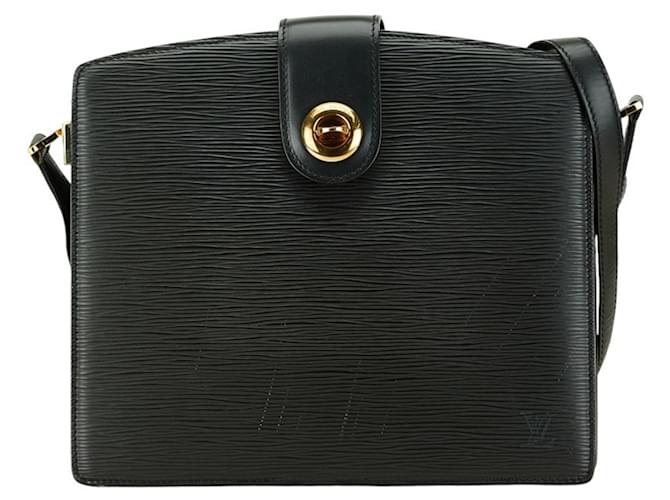 Louis Vuitton Epi Capuchin Shoulder Bag Black Leather ref.JC1724771 ...