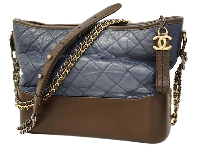 Chanel Gabrielle Brown Leather ref.1728005 - Joli Closet