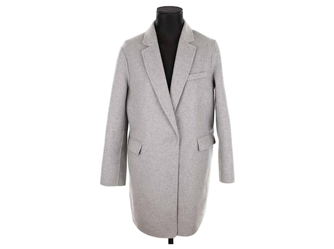 Maje Wool coat Grey ref.1730105 - Joli Closet