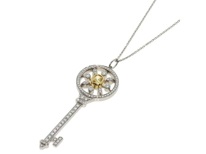 Tiffany & Co Tiffany Starkey Yellow Diamond Necklace White gold ...