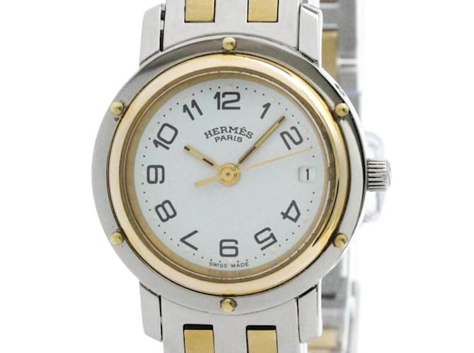 Hermès Hermes Clipper Gold Plated Steel Quartz Ladies Watch ref.1730875 ...