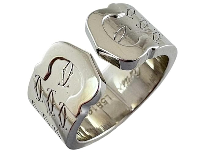 Cartier 2000 XMas Limited Edition 2C Ring Golden White gold ref.1731296 ...