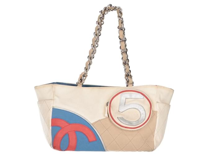 Chanel Multicolor Cotton Shoulder Bag - 2000s Multiple colors ref ...