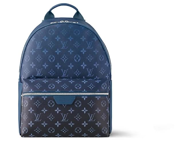 Louis Vuitton LV Discovery backpack gradient blue Leather ref.1733596 ...