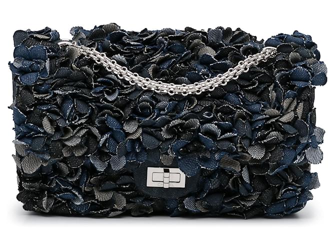 Blue Chanel Reissue Camellia Denim Shoulder Bag ref.1735155 - Joli Closet