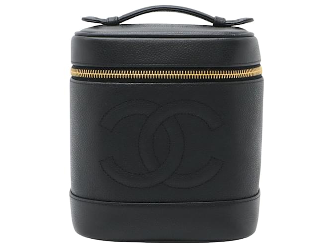Chanel Vanity Black Leather ref.1747492 - Joli Closet