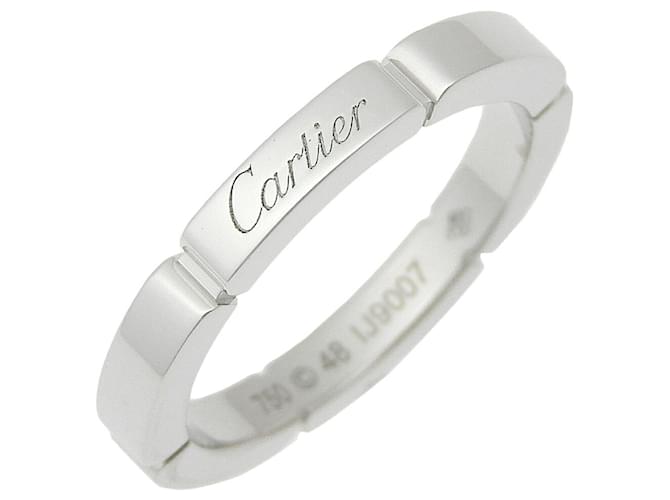 Cartier Maiyon Panthere Band Ring Golden White gold ref.1752386 - Joli ...