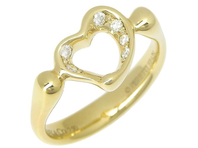 Tiffany & Co. Heart Ring in Yellow Gold and Diamond Golden ref.1752424 ...