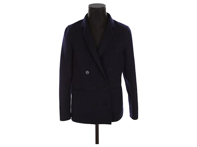 Sandro Wool jacket Blue ref.1757569 - Joli Closet