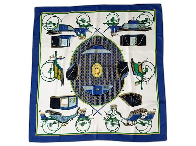 Hermès Hermes Cars by Françoise de La Perrière Blue Multiple colors ...