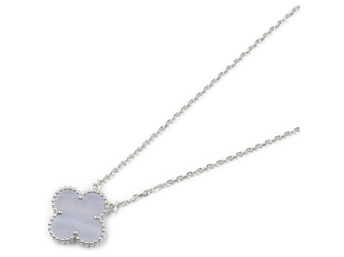 Van Cleef & Arpels Alhambra Necklace Golden Purple White gold ref ...