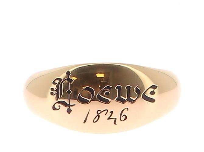 LOEWE Rings T.MM 55 Gold plated Golden Gold-plated ref.1780781 - Joli ...