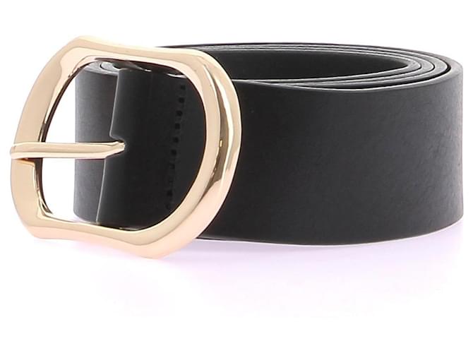 J.CREW Belts T.International S Leather Black ref.1782300 - Joli Closet