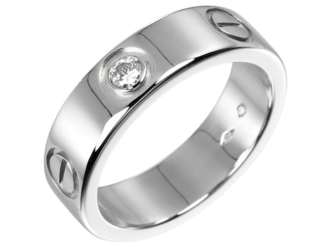 Cartier Love Band Ring in Platinum ref.1789668 - Joli Closet
