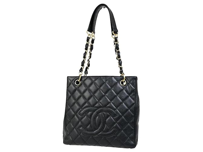 Chanel PST (Petite Shopping Tote) Black Leather ref.1790031 - Joli Closet