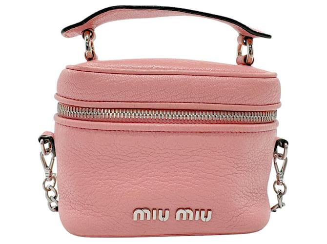Miu Miu Pink Leather Handbag ref.1790339 - Joli Closet