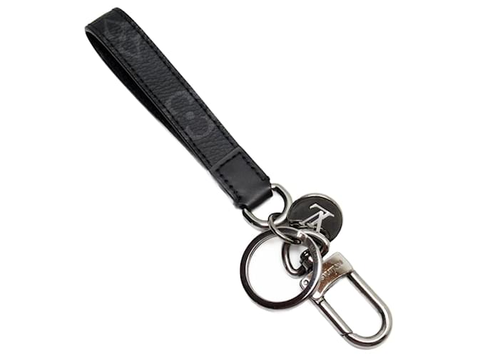 Louis Vuitton Monogram Eclipse Keyring Cloth Metal ref.1790743 - Joli Closet