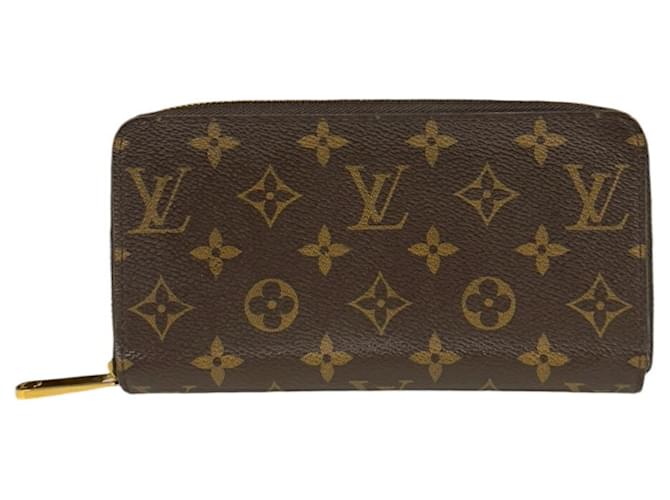 Louis Vuitton Zippy Monogram Long Wallet Brown Patent leather ref ...