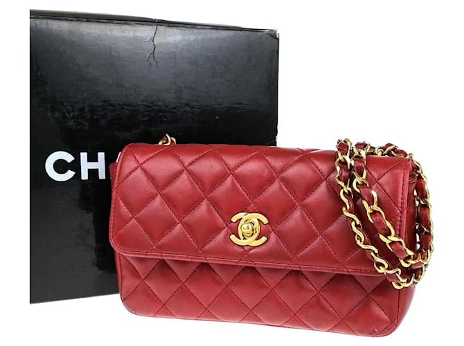 Chanel Cc Red Leather ref.1791593 - Joli Closet