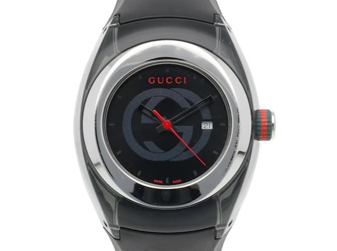 Gucci Sync Quartz Wristwatch Black Silvery ref.1791906 - Joli Closet