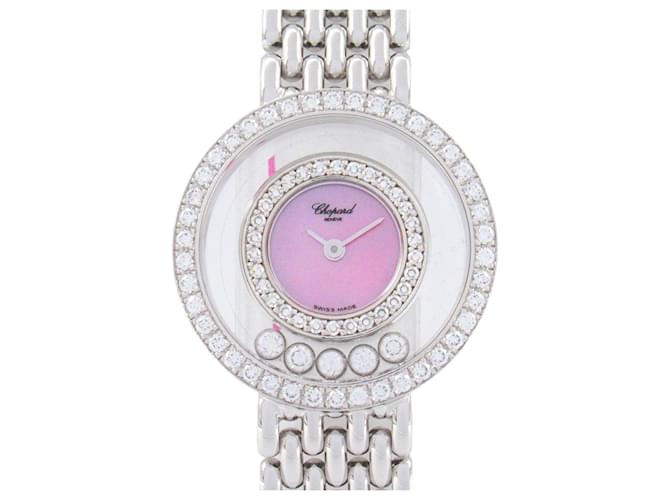 Chopard Happy Diamonds Bezel Diamond Watch 20/5691 Pink Metal ref ...