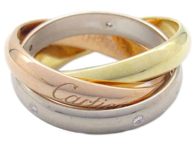 Cartier Trinity Ring K18 Gold B4236400 Golden Metal ref.1818344 - Joli ...