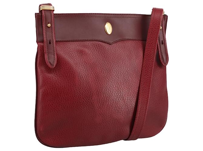 Cartier Trinity Dark red Leather ref.1819174 - Joli Closet