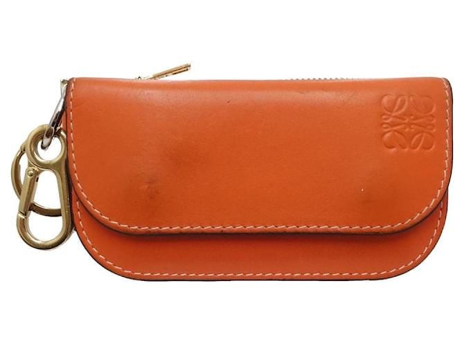 Loewe Mini Gate Leather Wallet Orange ref.1827141 - Joli Closet