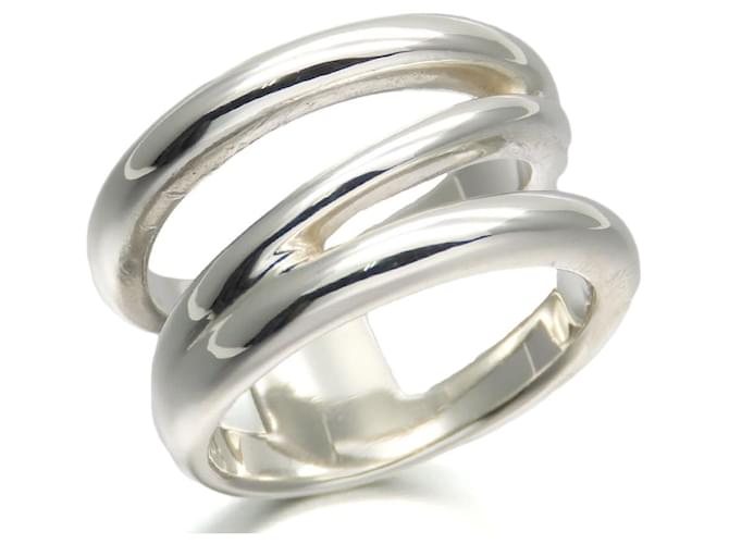 Tiffany & Co Silver 925 Diagonal Ring Silvery Metallic Metal ref ...