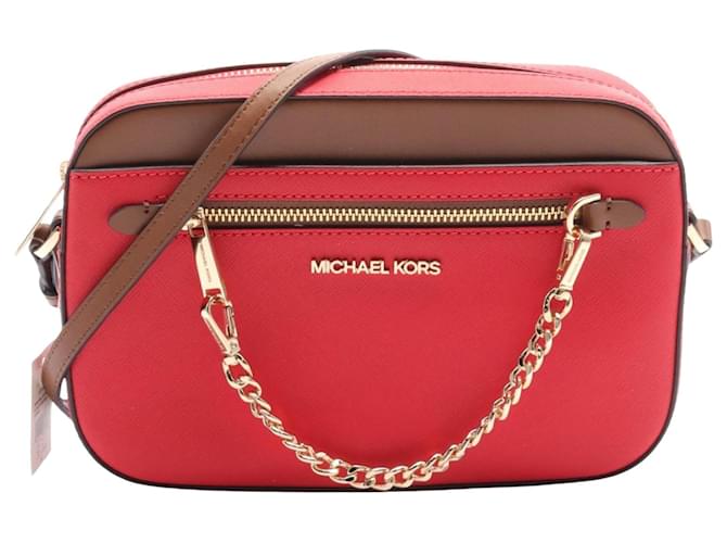 Michael Kors Jet set Red Leather ref.1842141 - Joli Closet